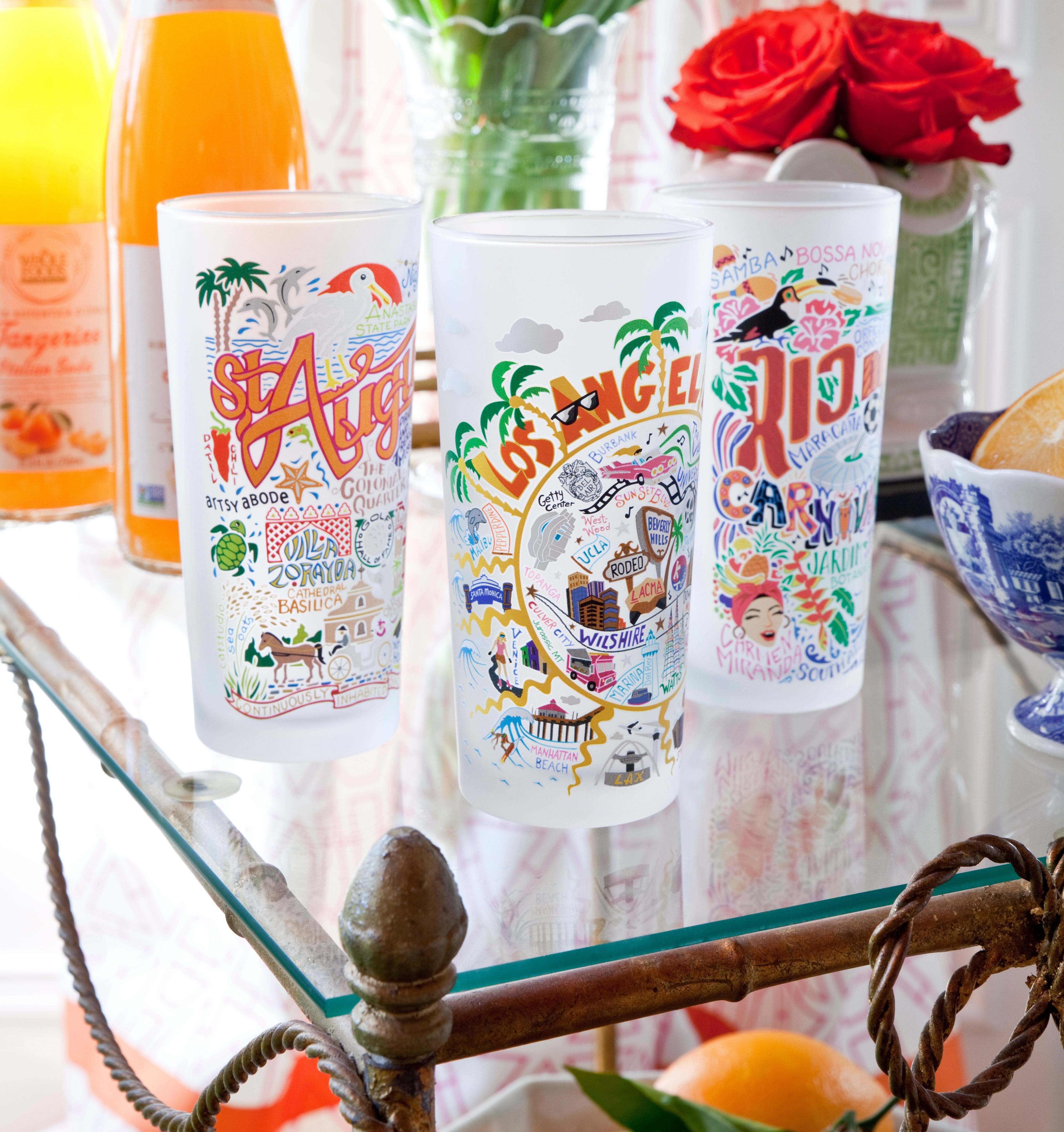 Frosted-Themed Drinking Glasses & Cups Collection – catstudio