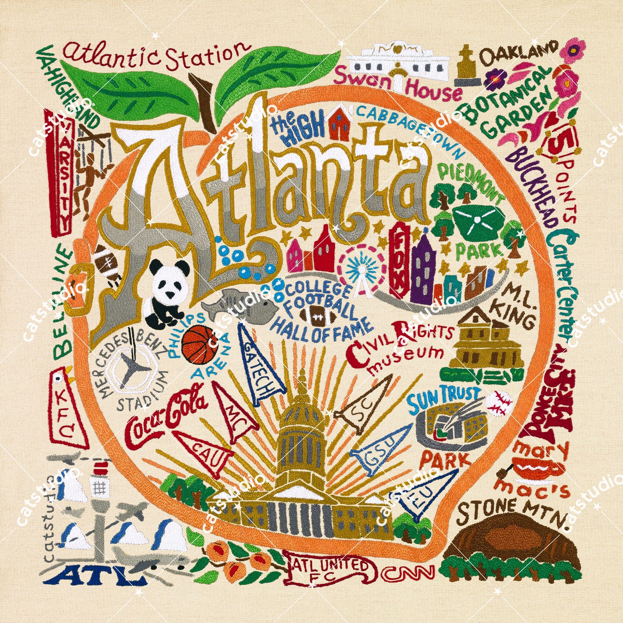 Atlanta Fine Art Print | Georgia Collection by catstudio – catstudio