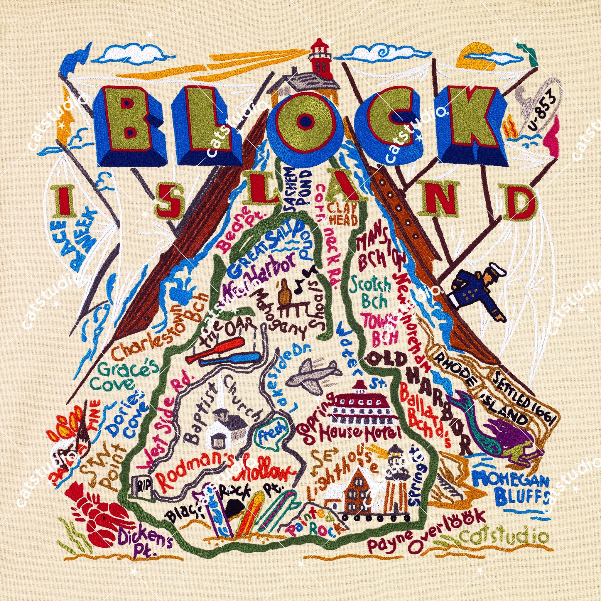 Block Island Fine Art Print | Rhode Island Collection by catstudio ...