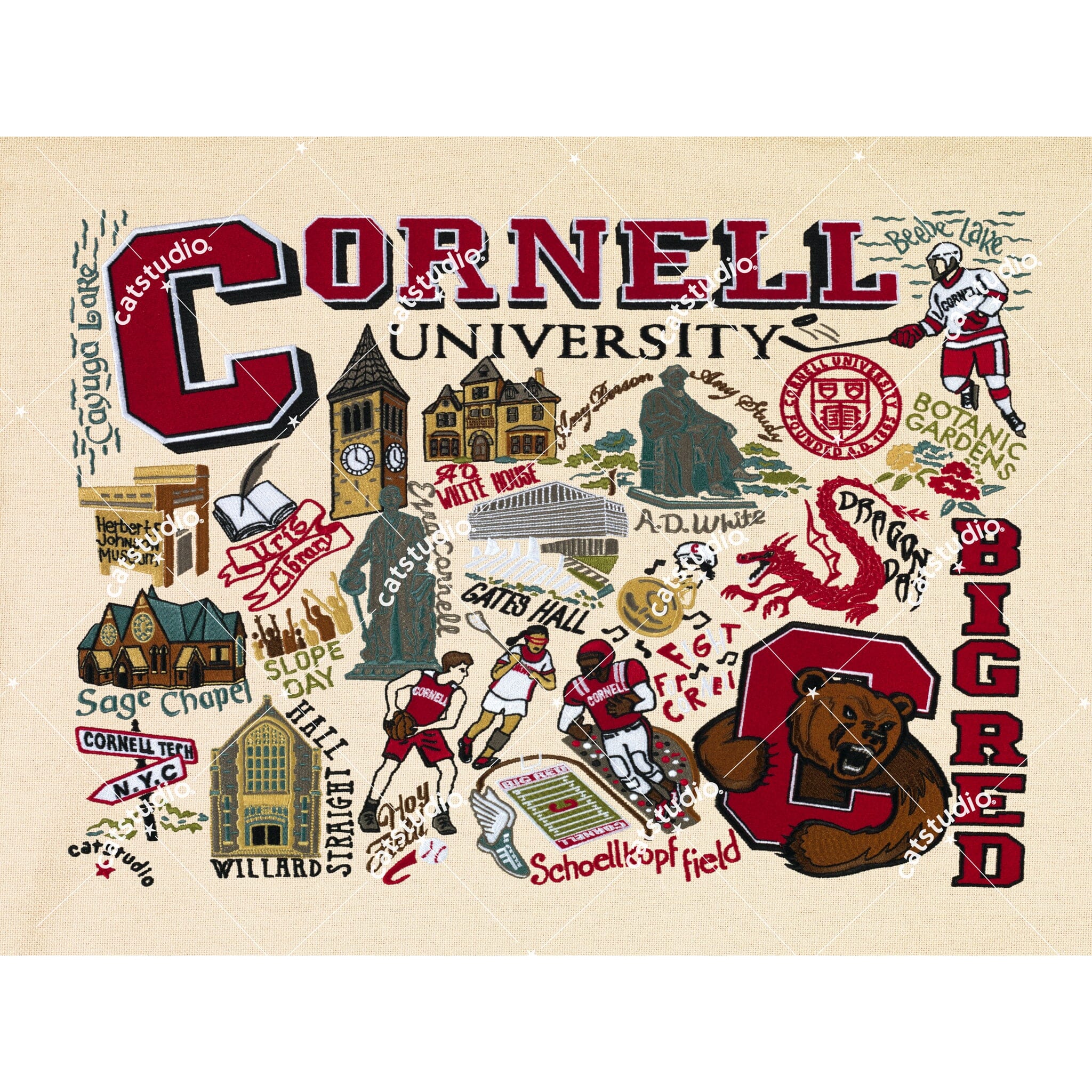 Cornell University Fine Art Print | Collegiate Collection by catstudio ...