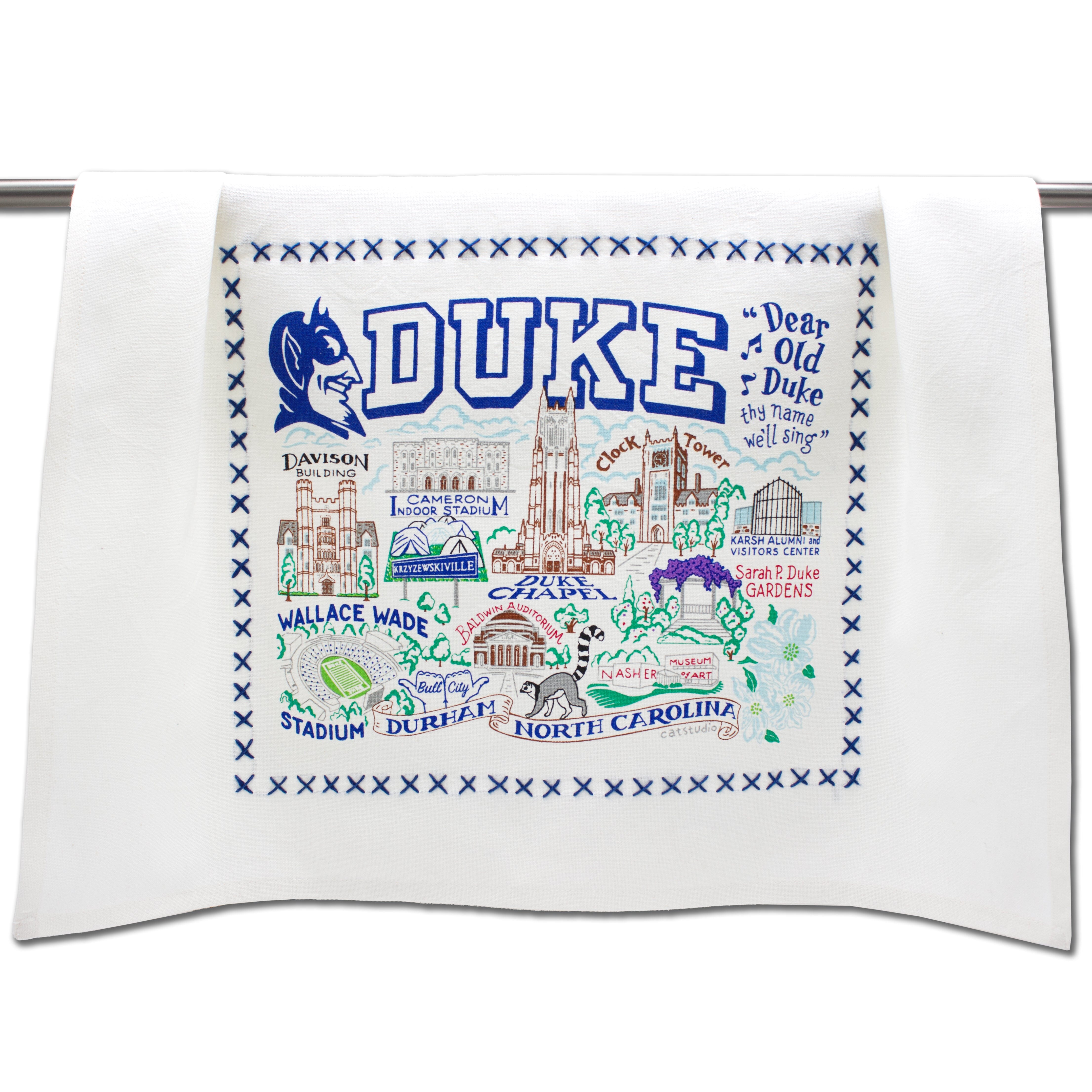 Duke University Dish Towel | Collegiate Collection by catstudio – catstudio