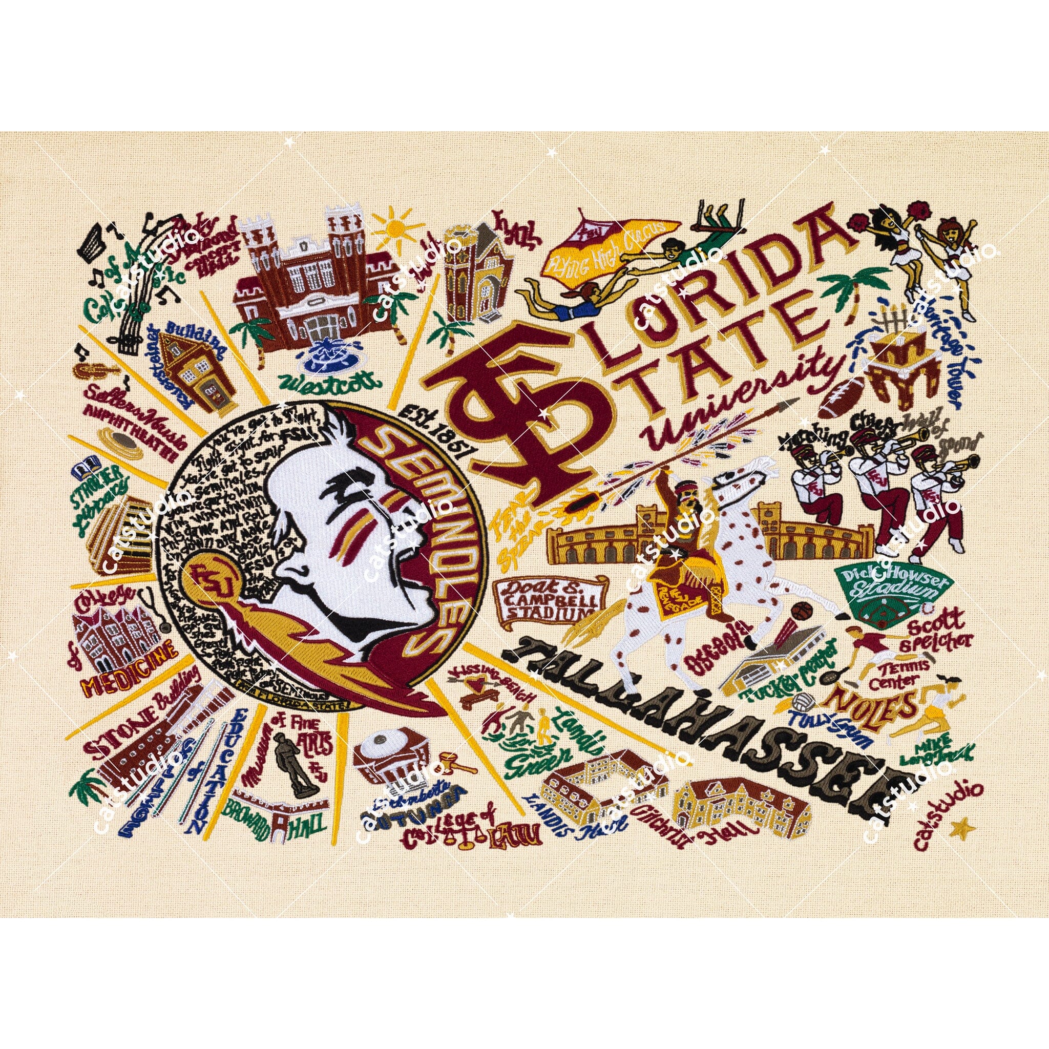 Florida State University Fine Art Print | Collegiate Collection by ...