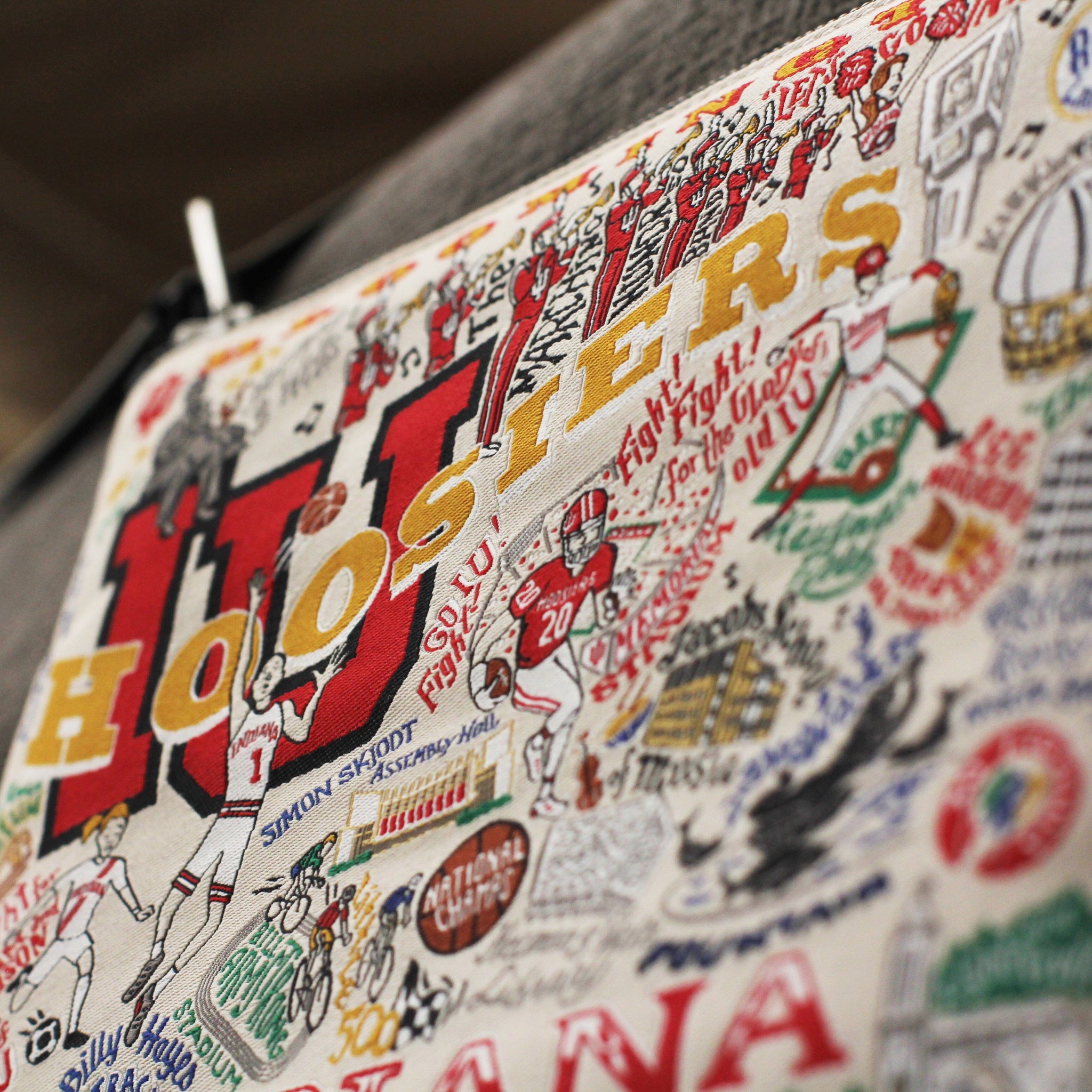 Indiana University Zip Pouch | Collegiate Collection by catstudio ...