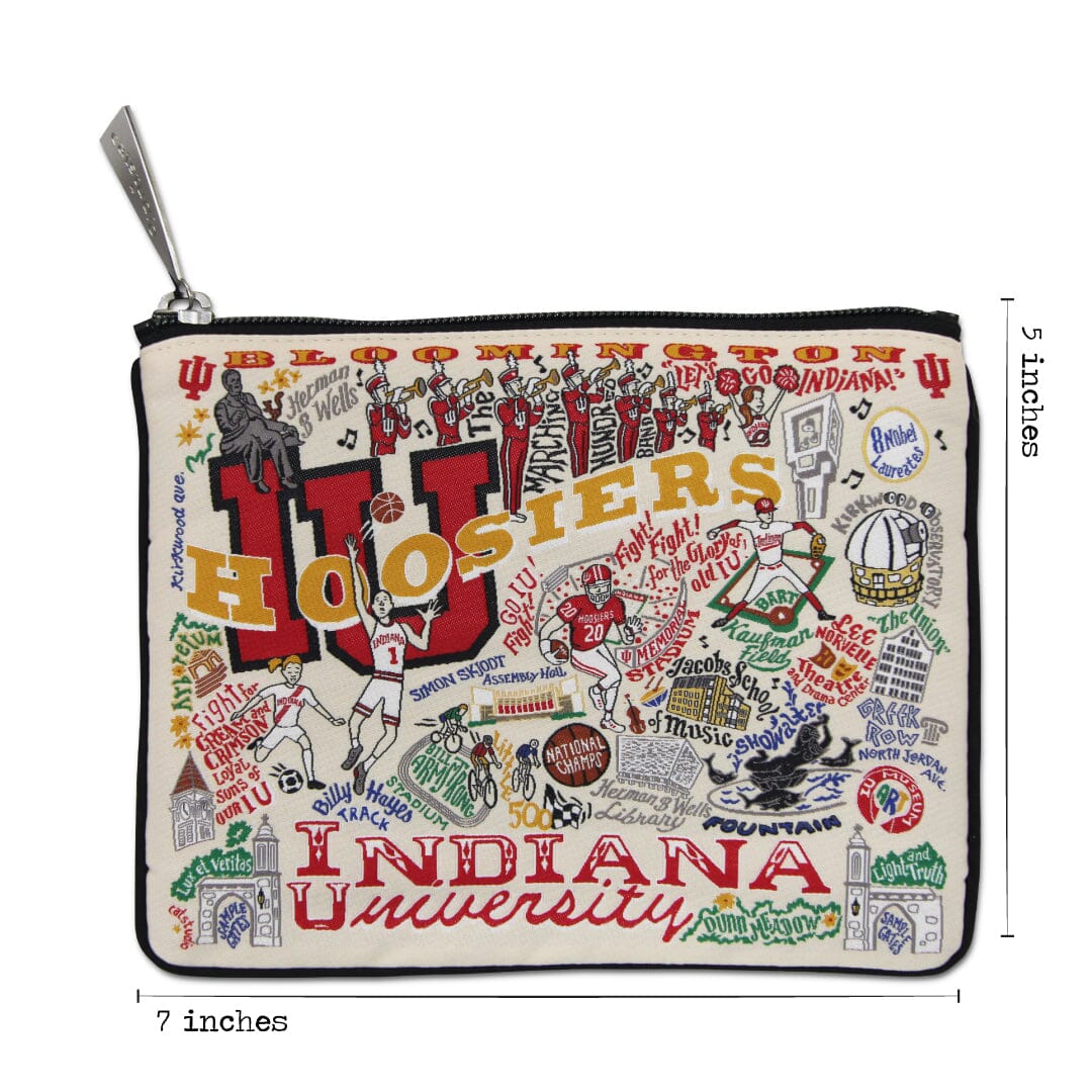 Indiana University Zip Pouch | Collegiate Collection by catstudio ...