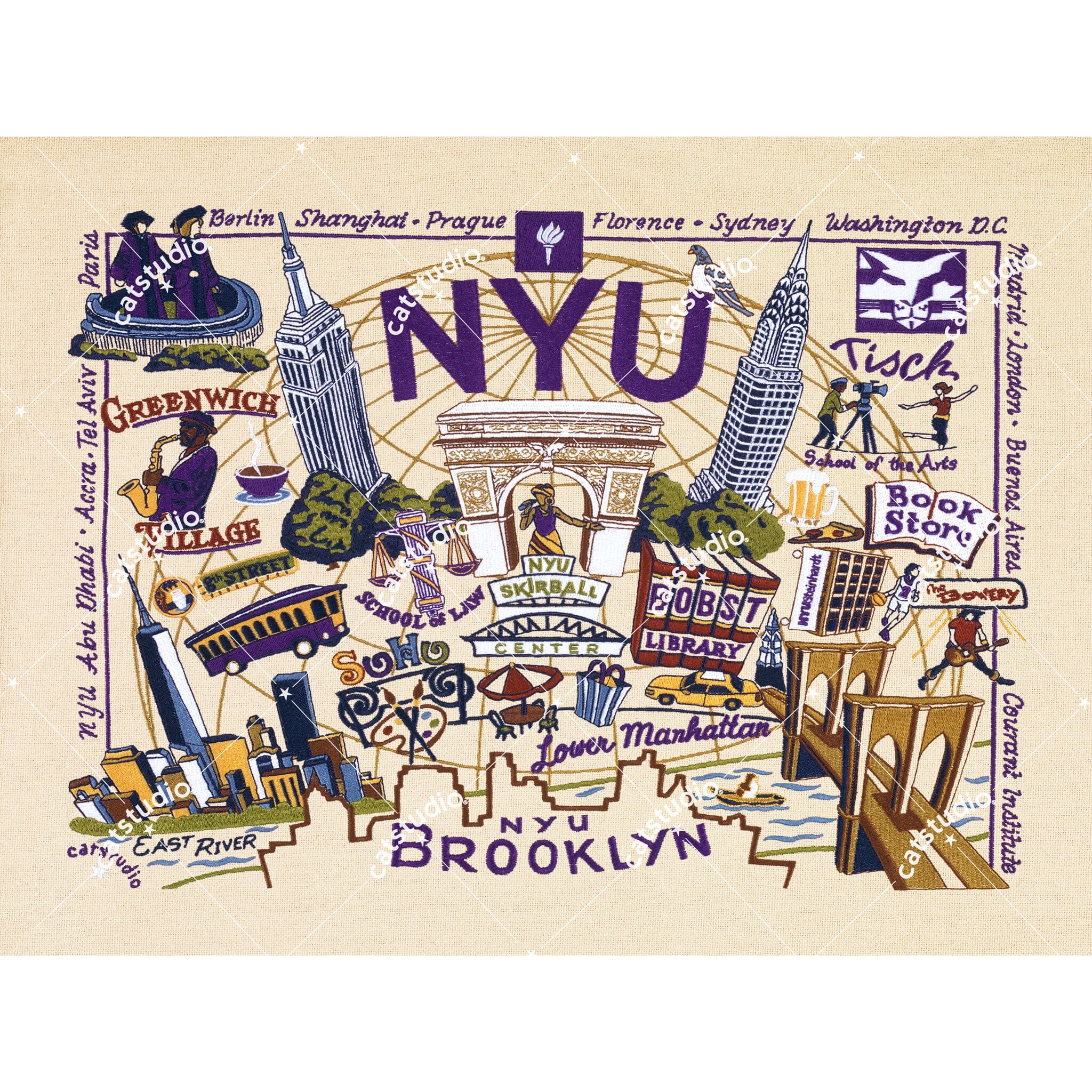 New York University (NYU) Fine Art Print | Collegiate Collection by ...