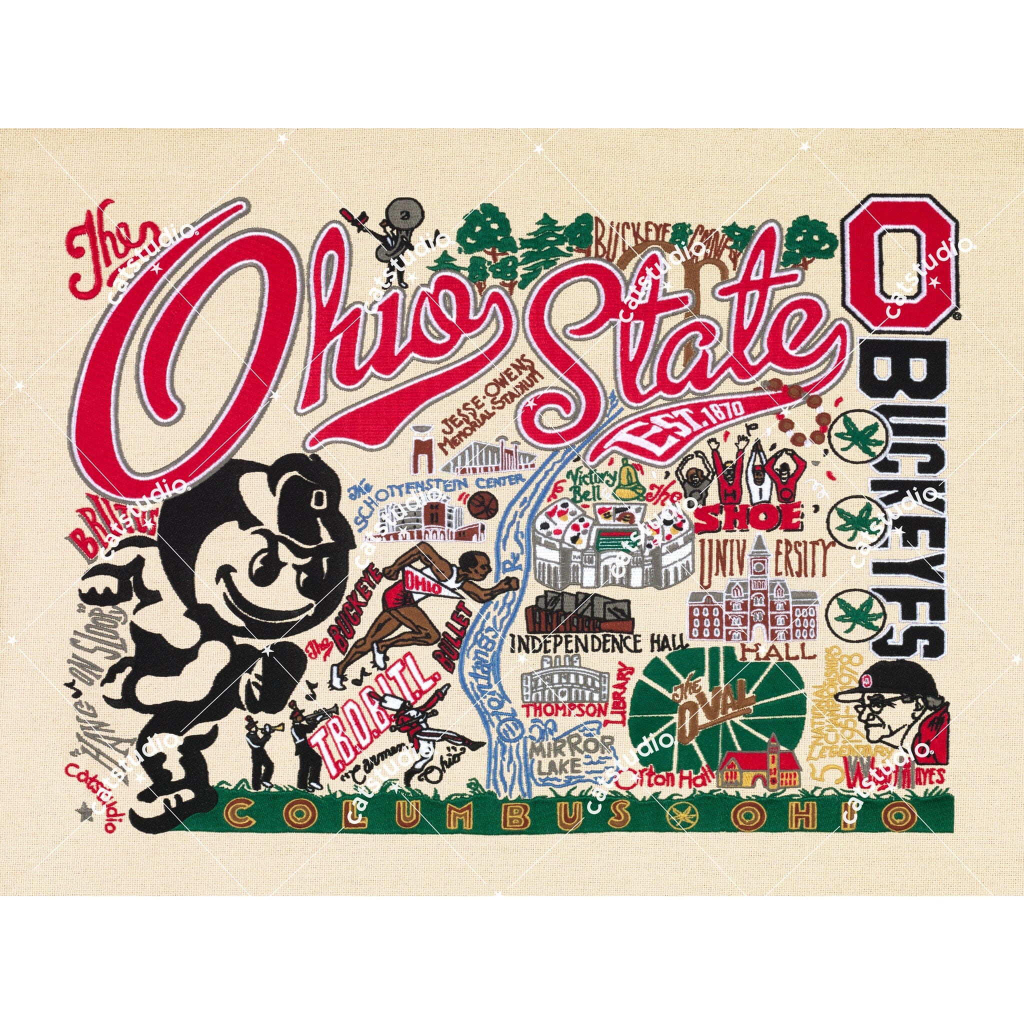 Ohio State University Fine Art Print | Collegiate Collection by ...