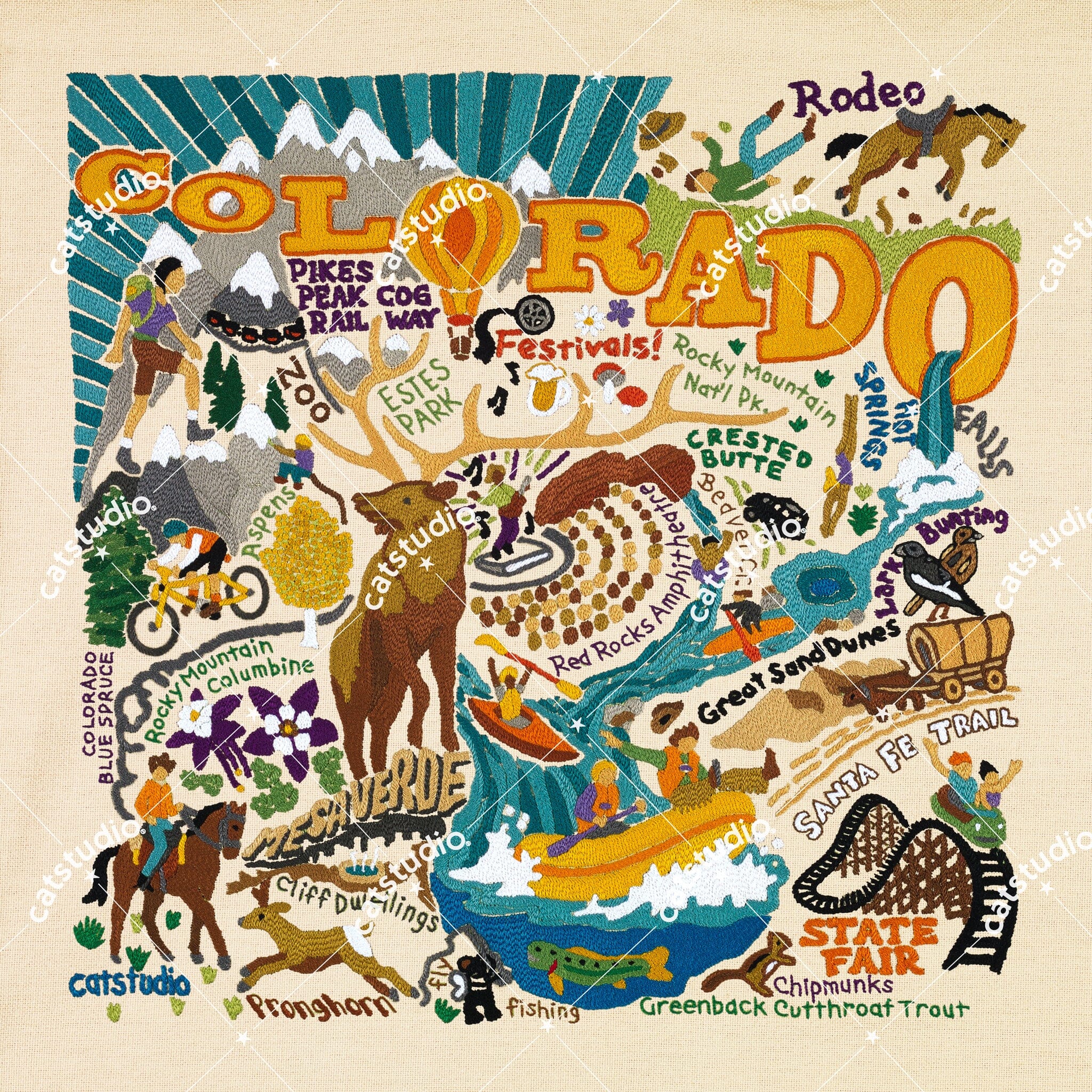Summer Colorado Fine Art Print | Colorado Collection by catstudio ...