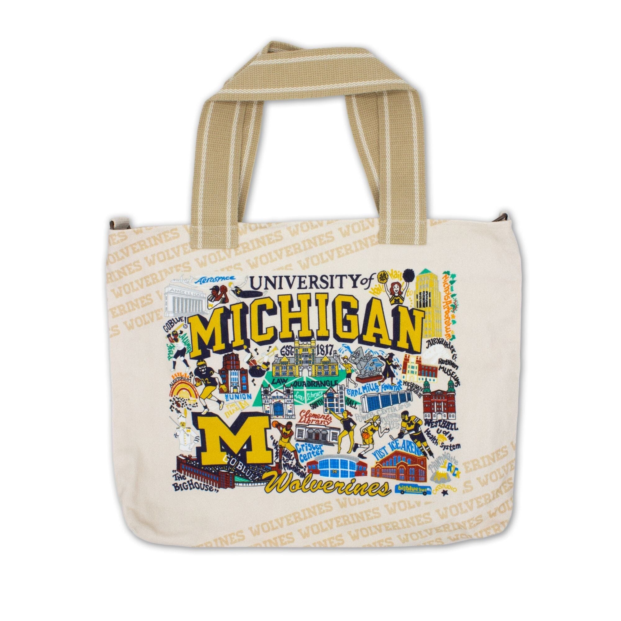 University of Michigan Tote Bag | Collegiate Collection by Catstudio ...