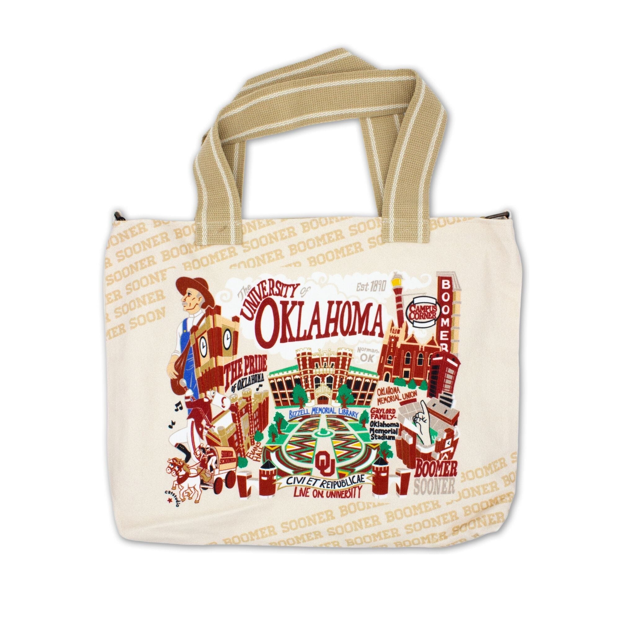 University of Oklahoma Tote Bag | Collegiate Collection by Catstudio ...