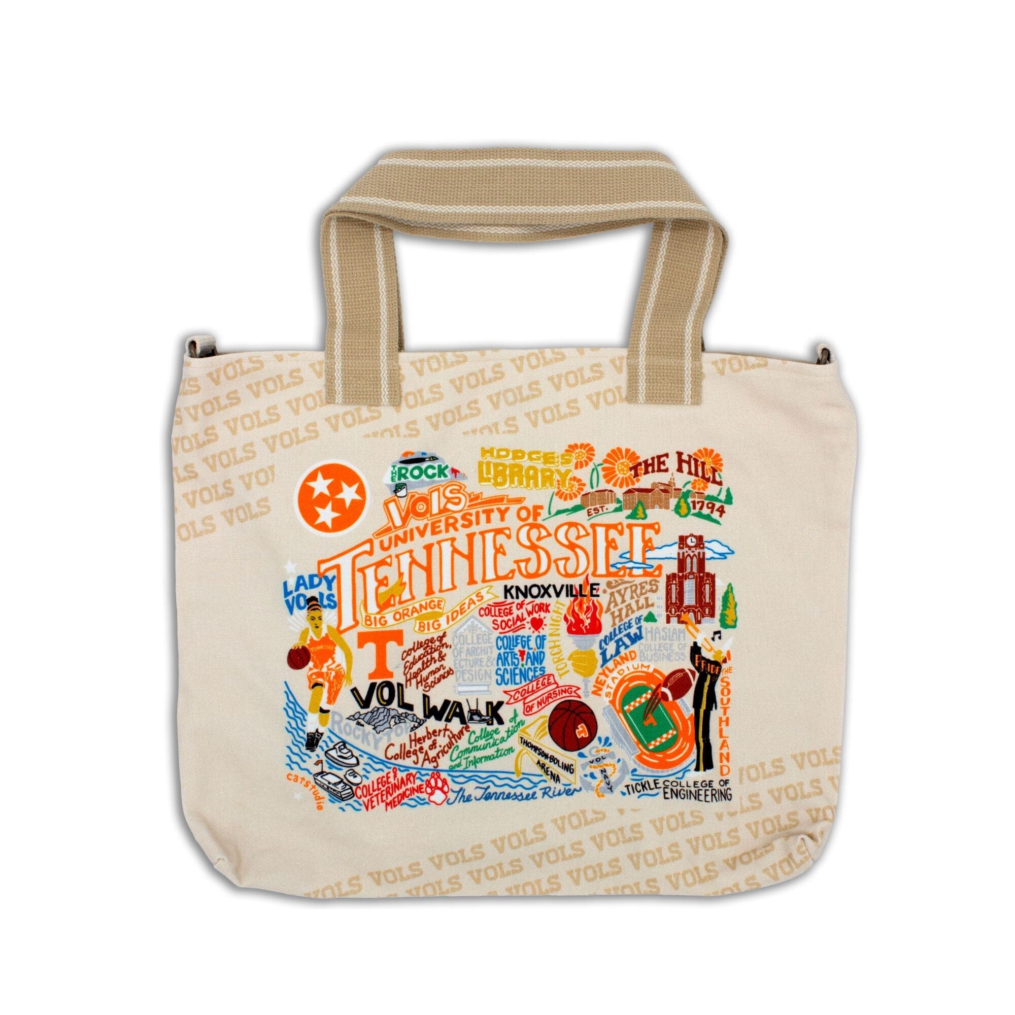 University of Tennessee Tote Bag | Collegiate Collection by Catstudio ...