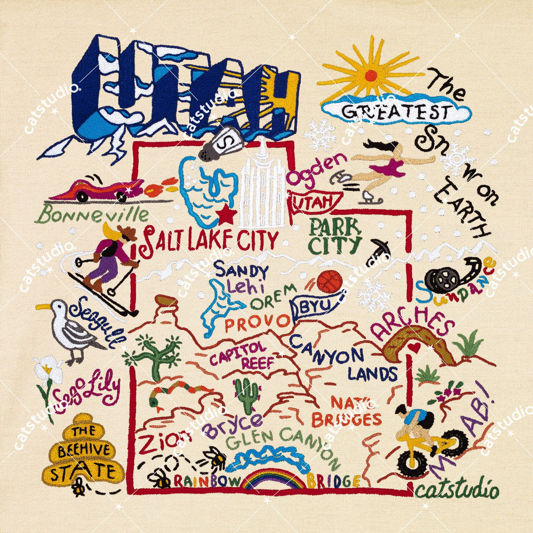 Utah Fine Art Print | State Collection by catstudio – catstudio