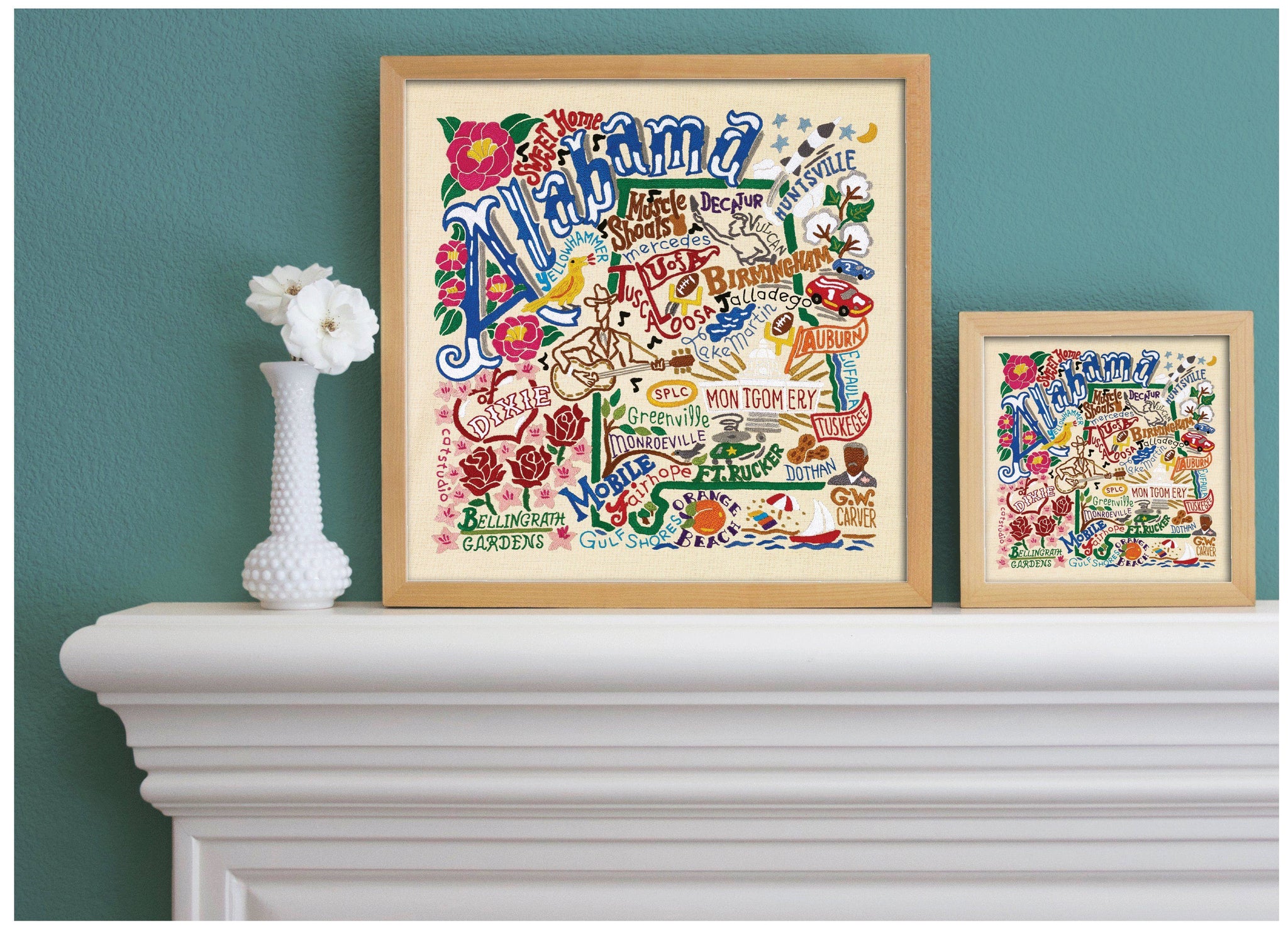 Alabama Fine Art Print | State Collection by catstudio – catstudio