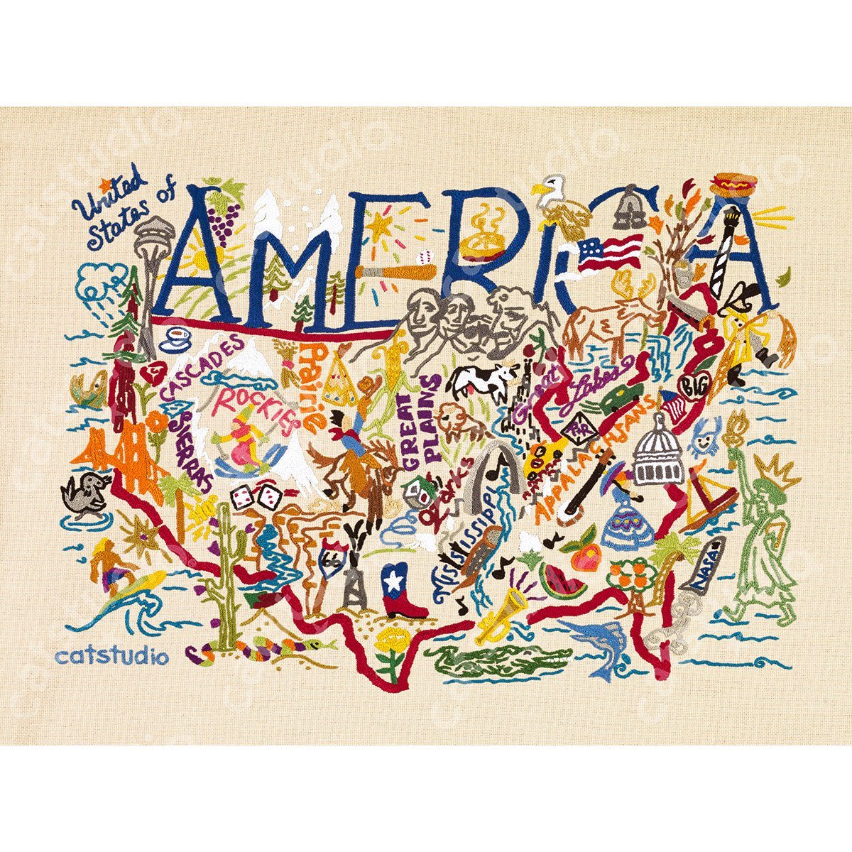 America Fine Art Print | International Collection by catstudio – catstudio