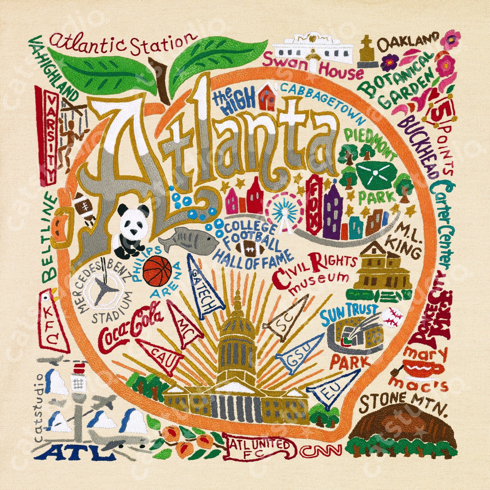 Atlanta Fine Art Print | Georgia Collection by catstudio – catstudio