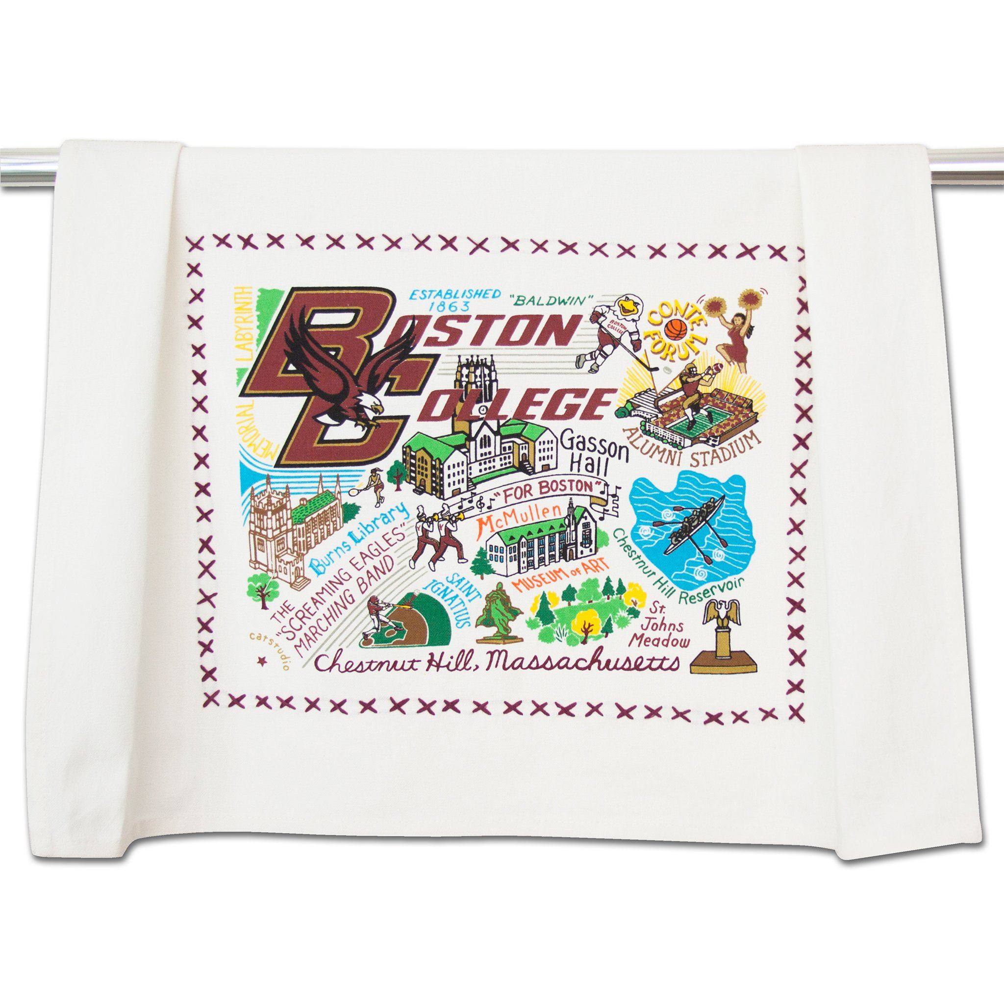Boston College Dish Towel | Collegiate Collection by catstudio – catstudio