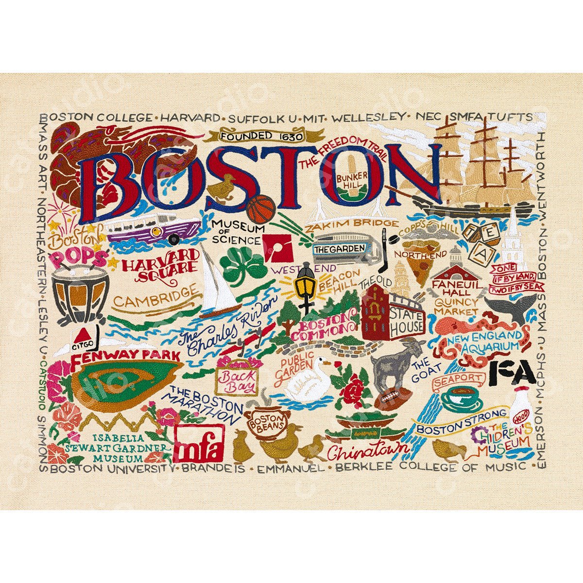 Boston Fine Art Print | Massachusetts Collection by catstudio – catstudio