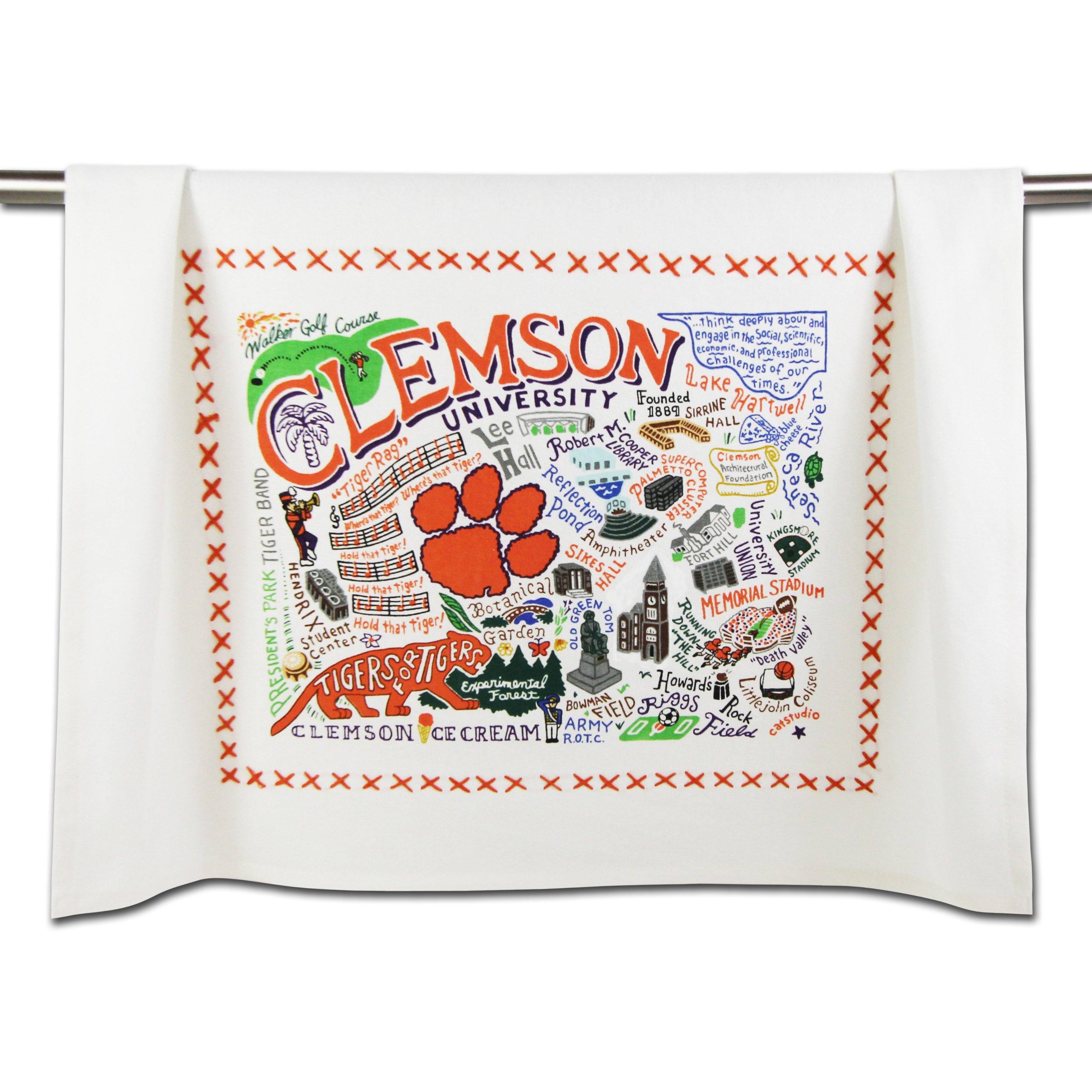 Clemson Dish Towel | Collegiate Collection by catstudio – catstudio
