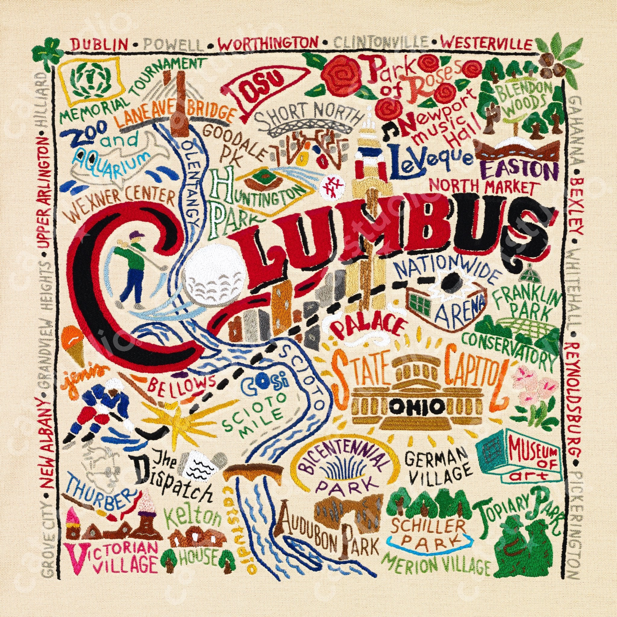 Columbus Fine Art Print | Ohio Collection by catstudio – catstudio