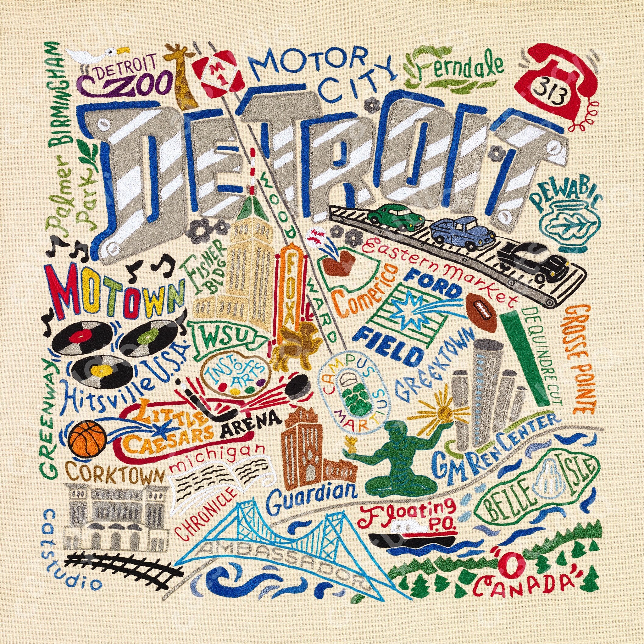 Detroit Fine Art Print | Michigan Collection by catstudio – catstudio