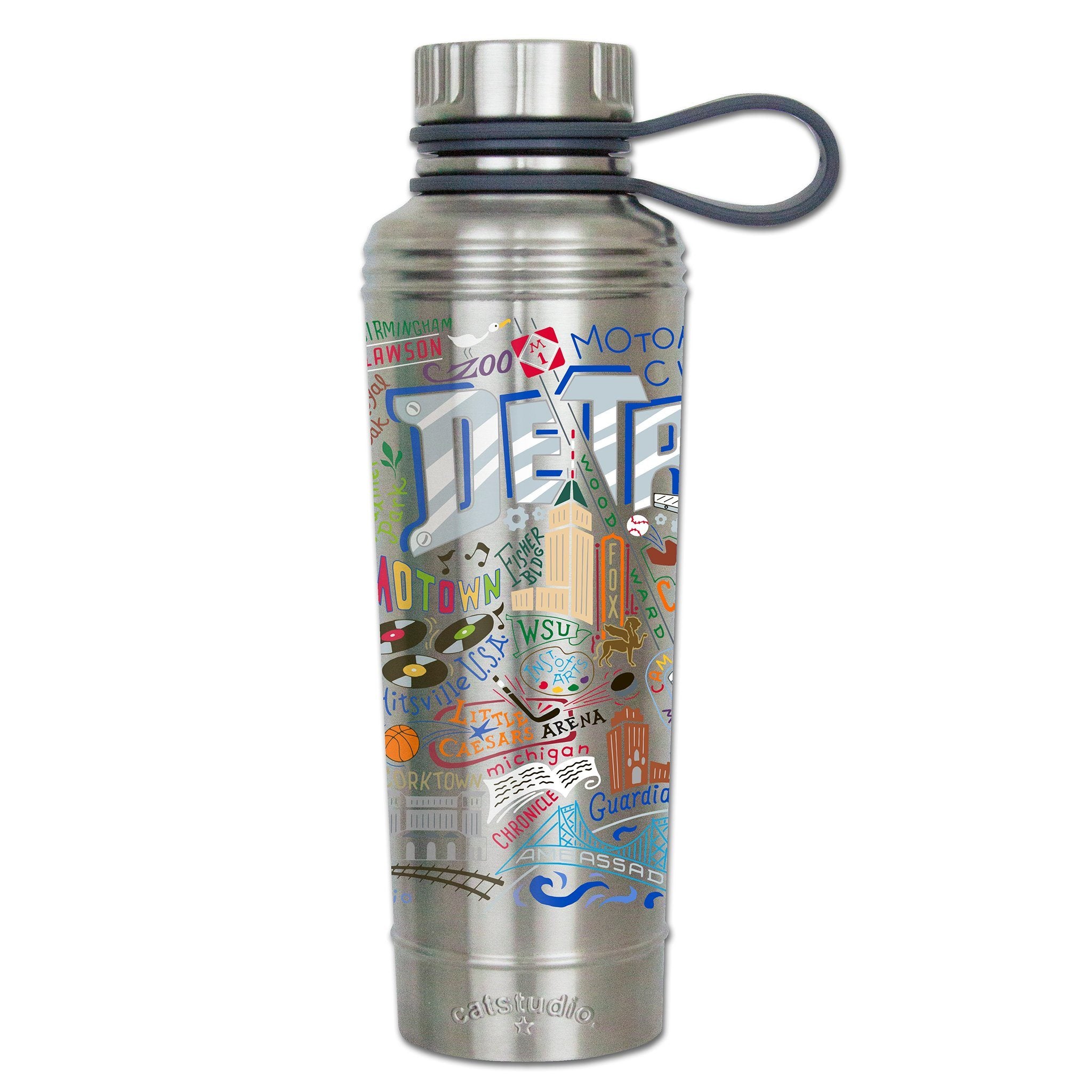 Detroit Thermal Bottle | Michigan Collection by catstudio – catstudio