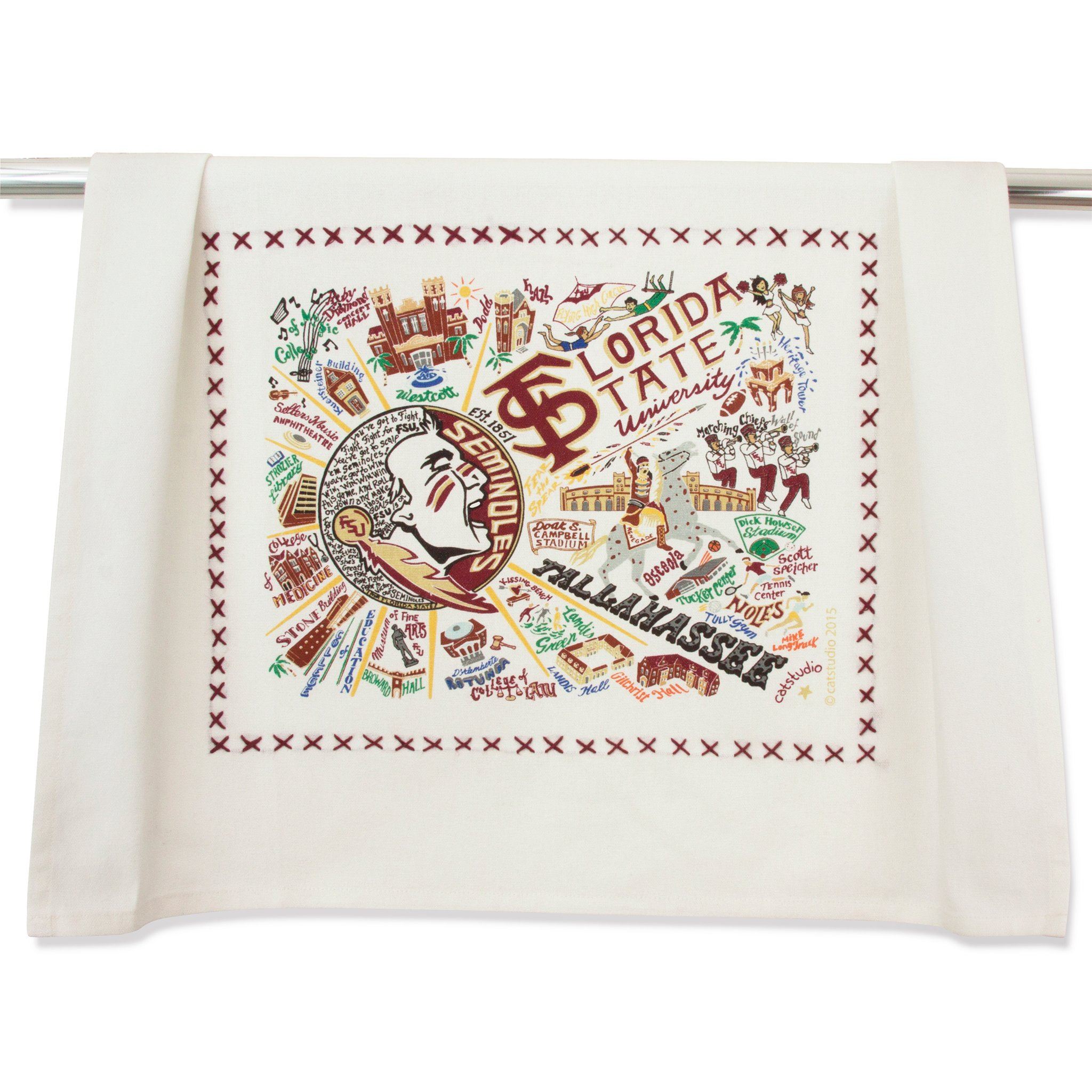 Florida State University Dish Towel | Collegiate Collection by ...