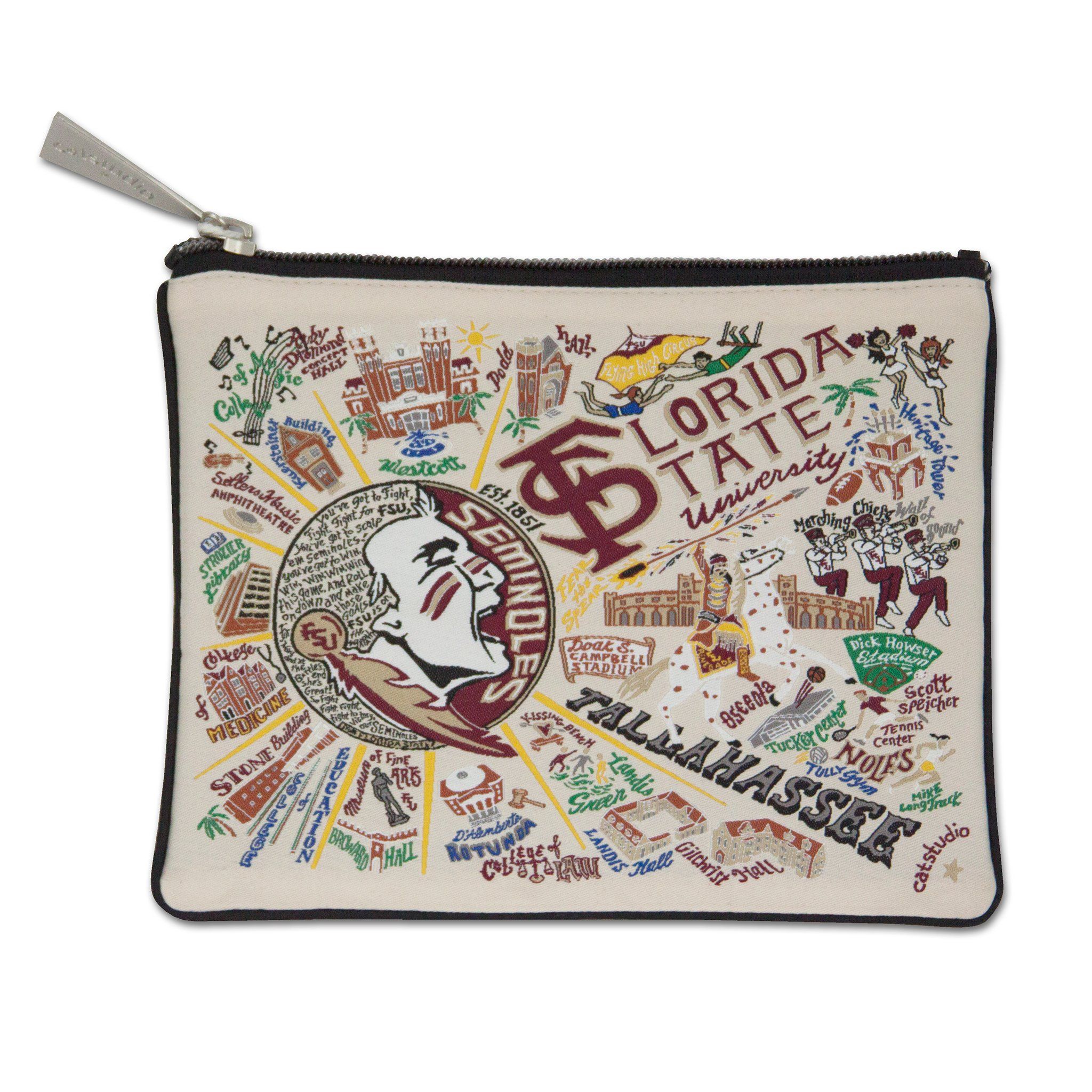 Florida State University Zip Pouch | Collegiate Collection by catstudio ...