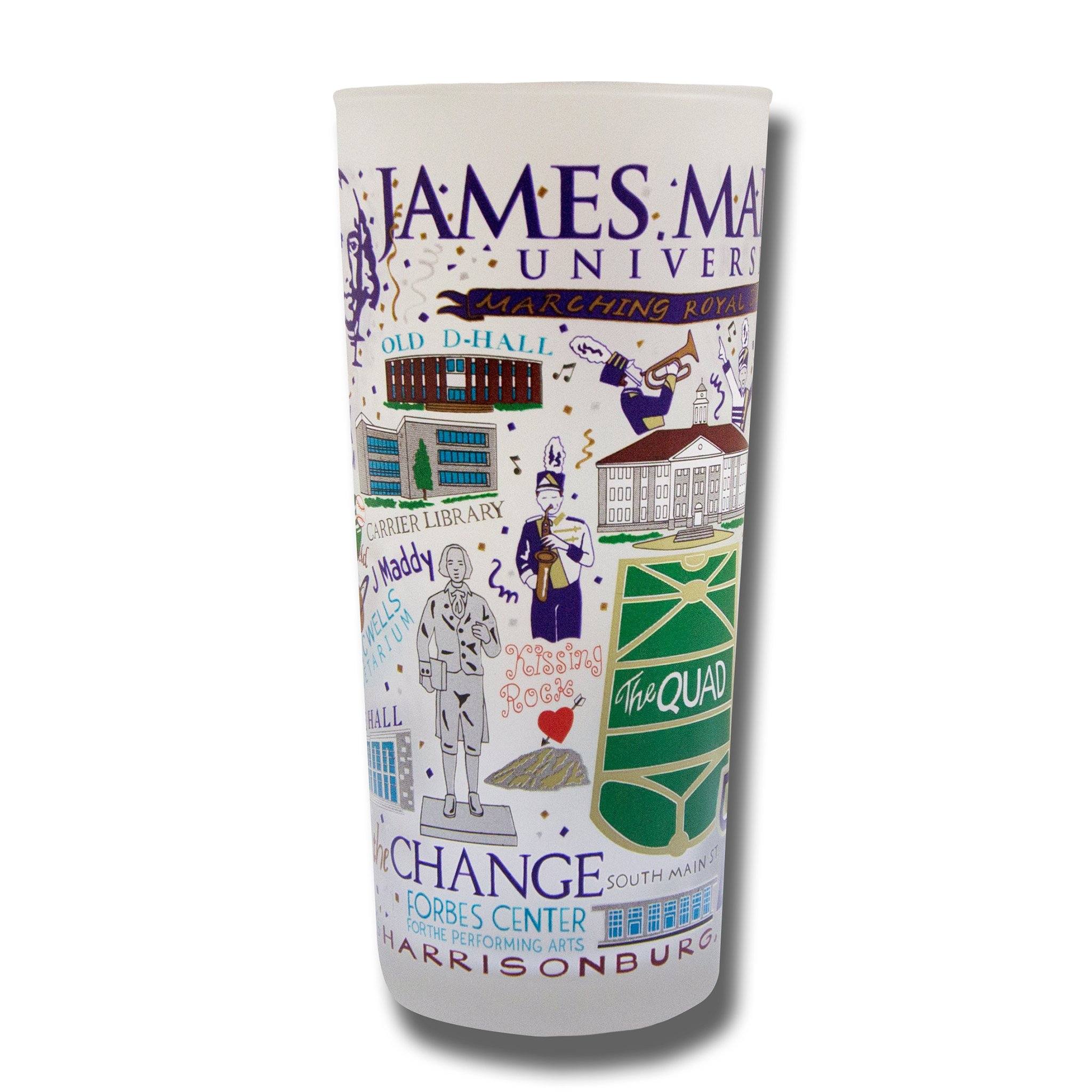 James Madison University Drinking Glass | Collegiate Collection by ...