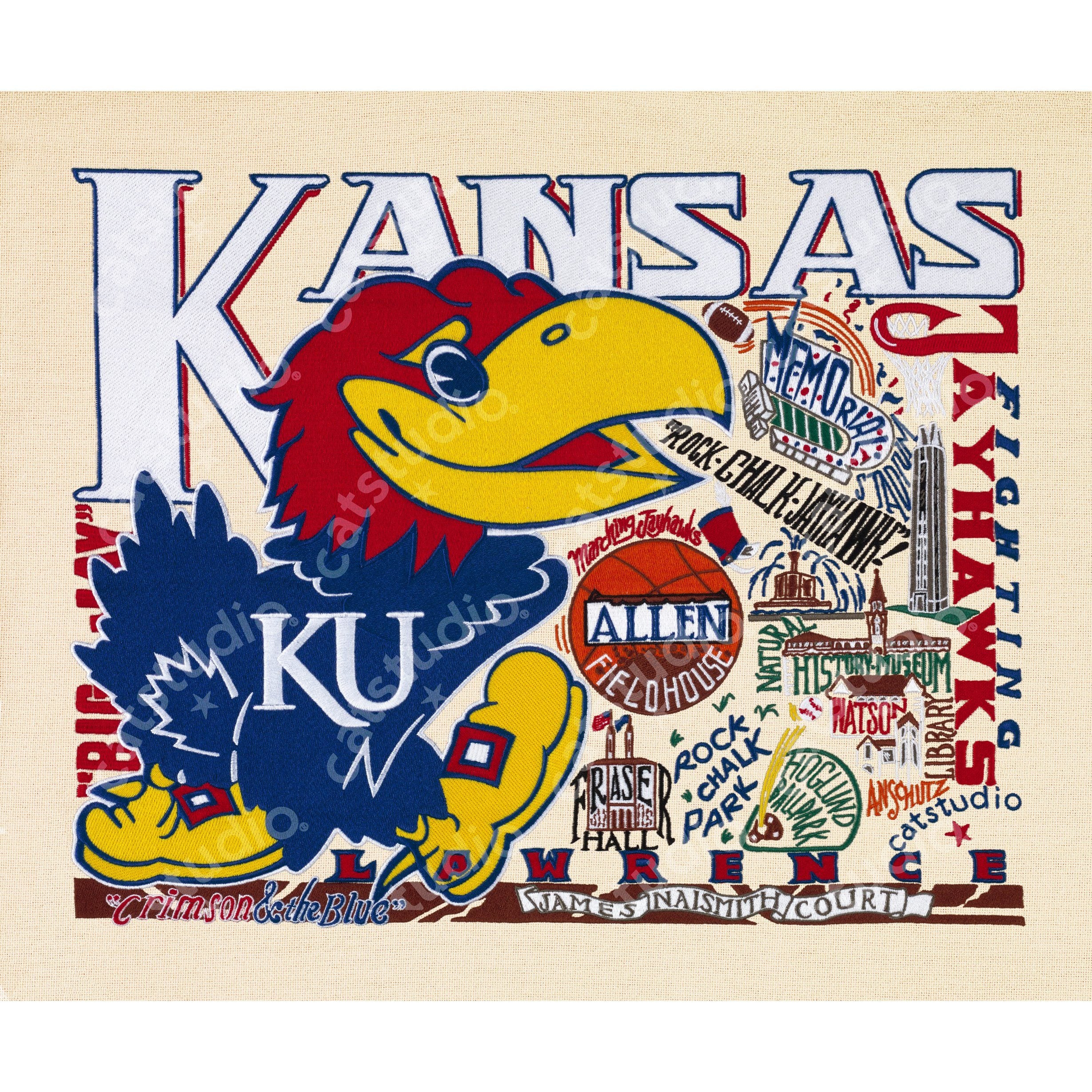 University of Kansas Fine Art Print | Collegiate Collection by ...