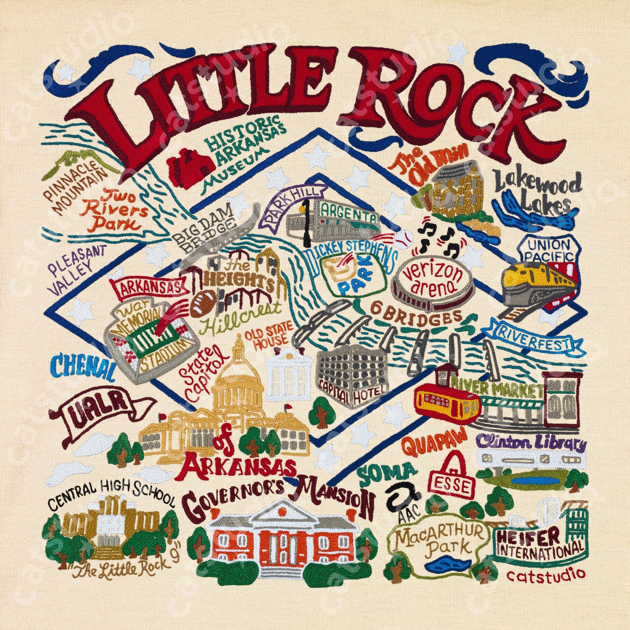 Little Rock Fine Art Print | Arkansas Collection by catstudio – catstudio