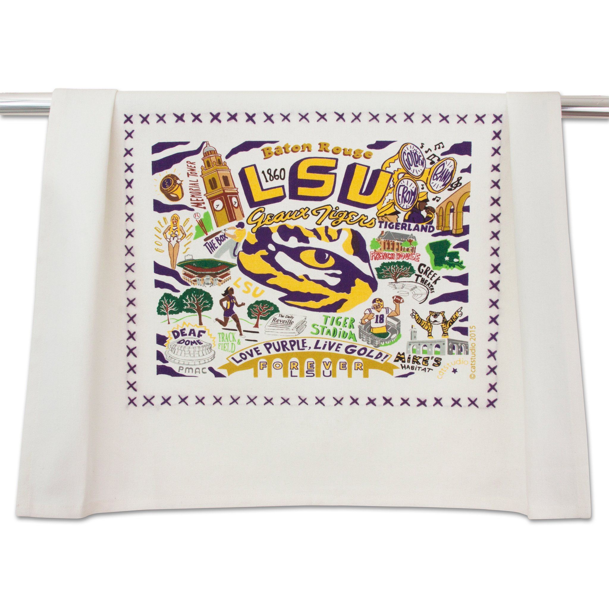 Louisiana State University Dish Towel | Collegiate Collection by ...