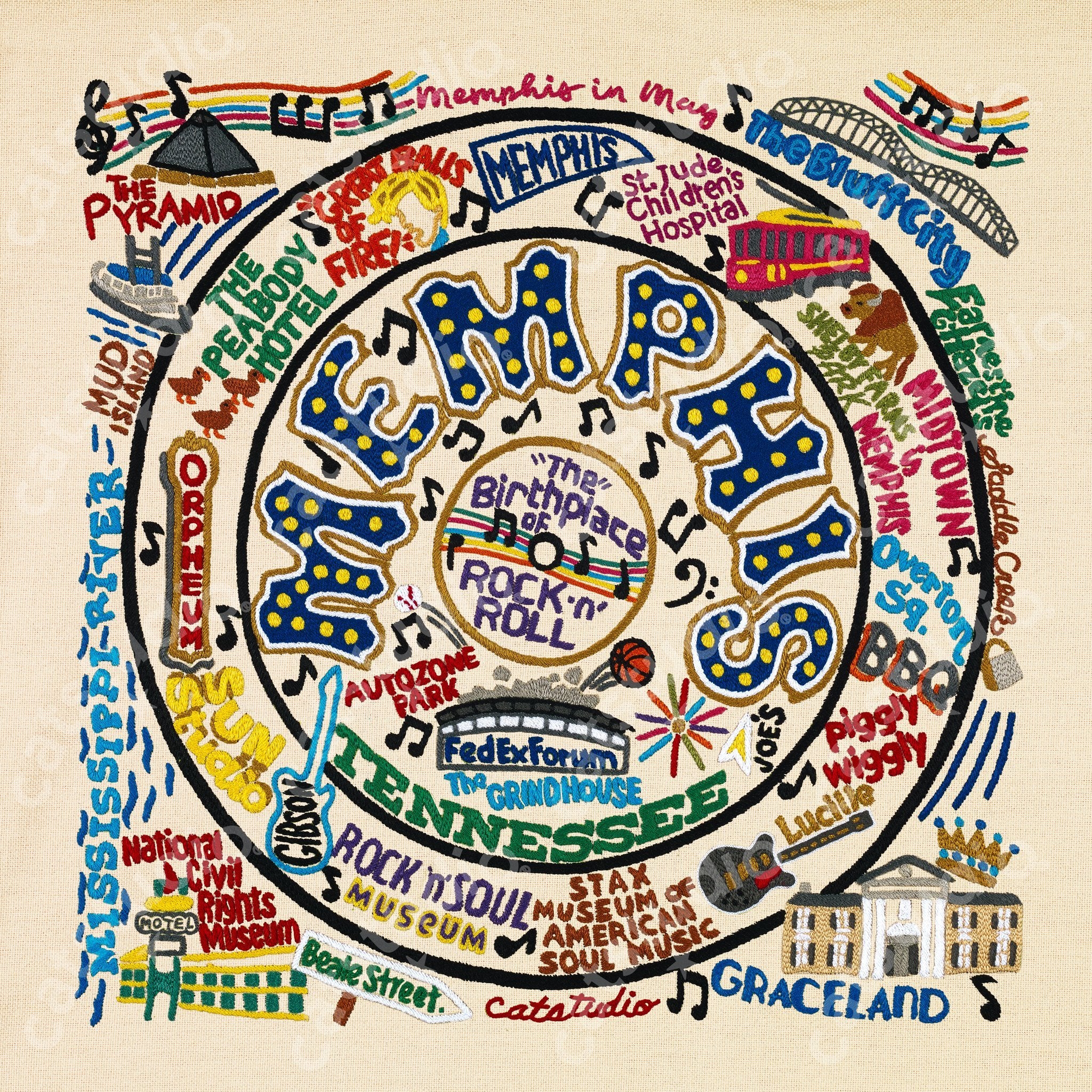 Memphis Fine Art Print | Tennessee Collection by catstudio – catstudio