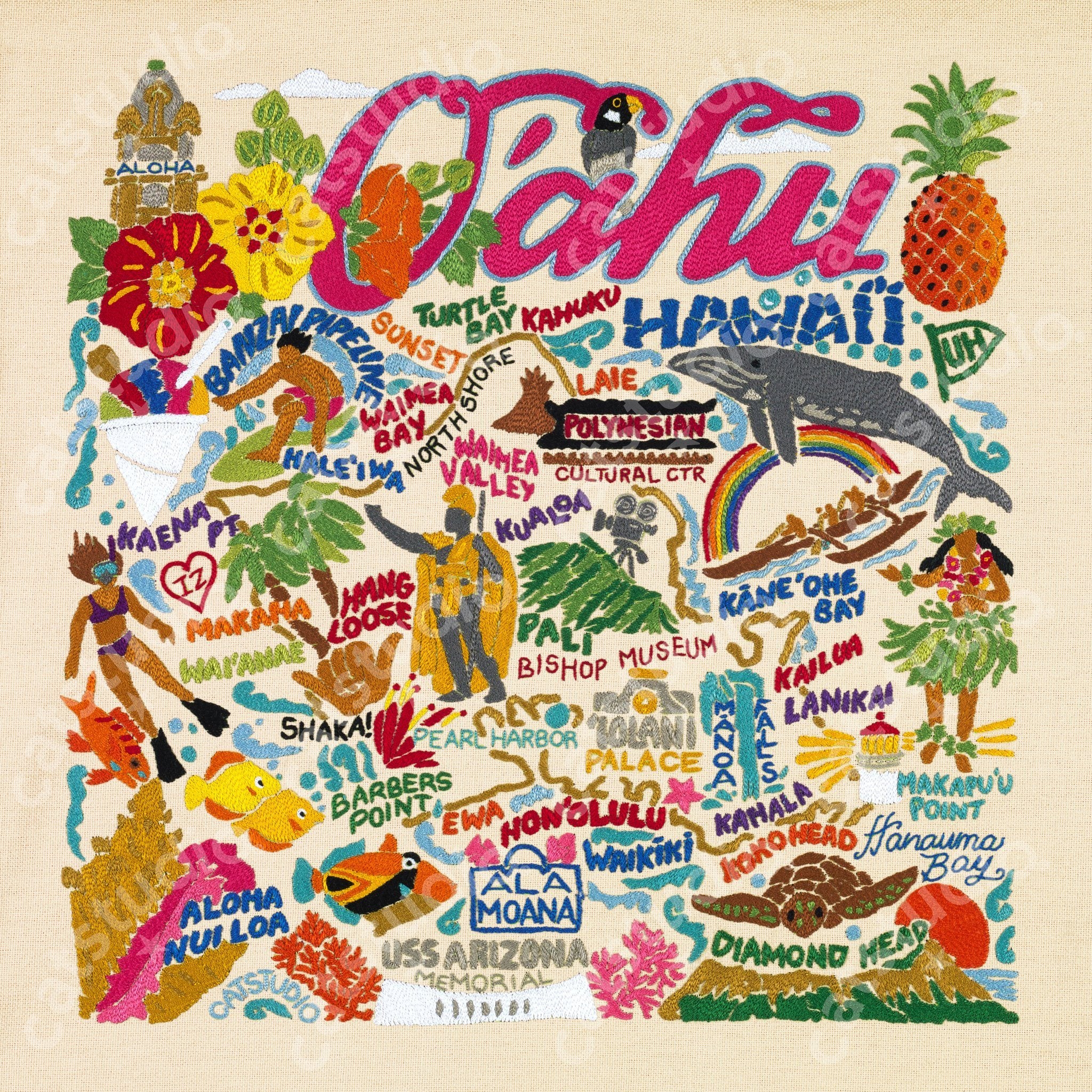 Oahu Fine Art Print | Hawaii Collection by catstudio – catstudio