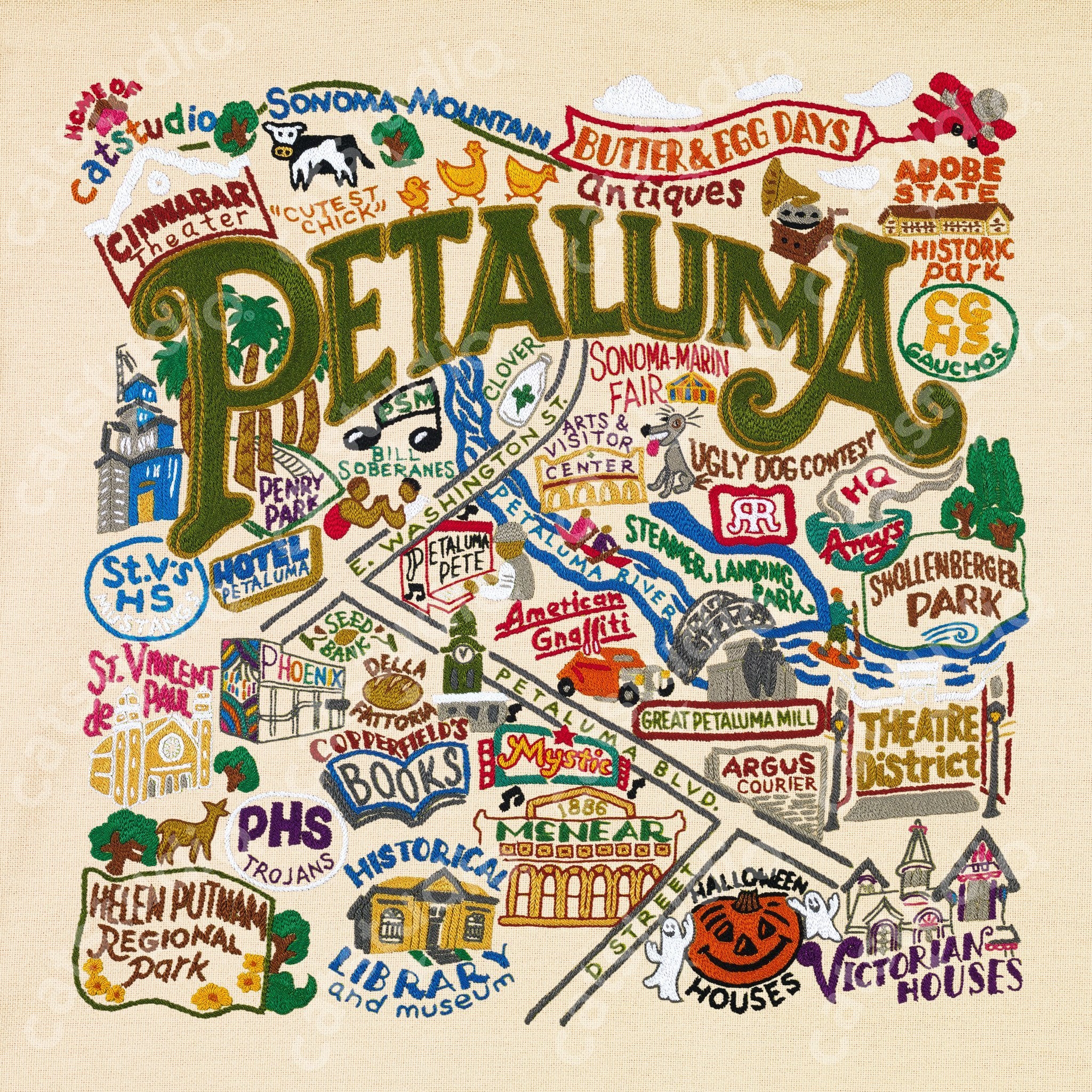 Petaluma Fine Art Print | California Collection by catstudio – catstudio