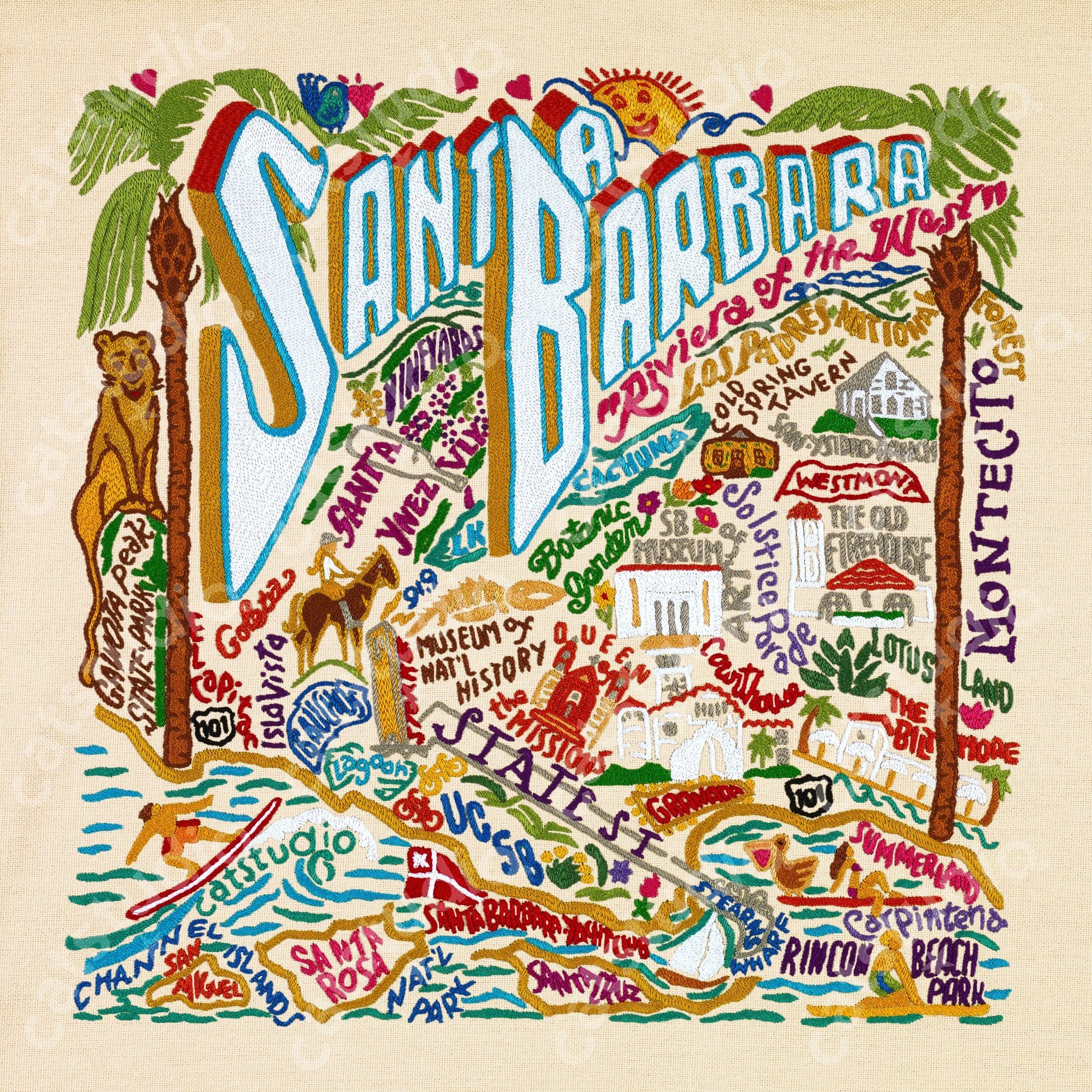 Santa Barbara Fine Art Print | California Collection by catstudio ...