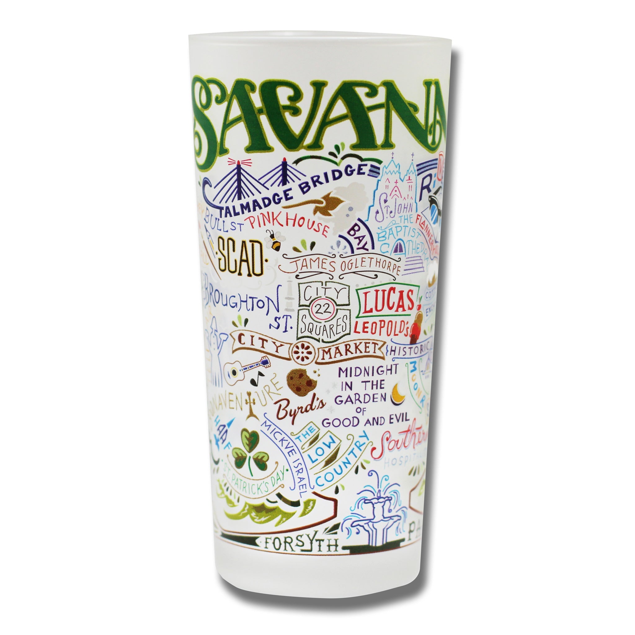 Savannah Drinking Glass | Georgia Collection by catstudio – catstudio