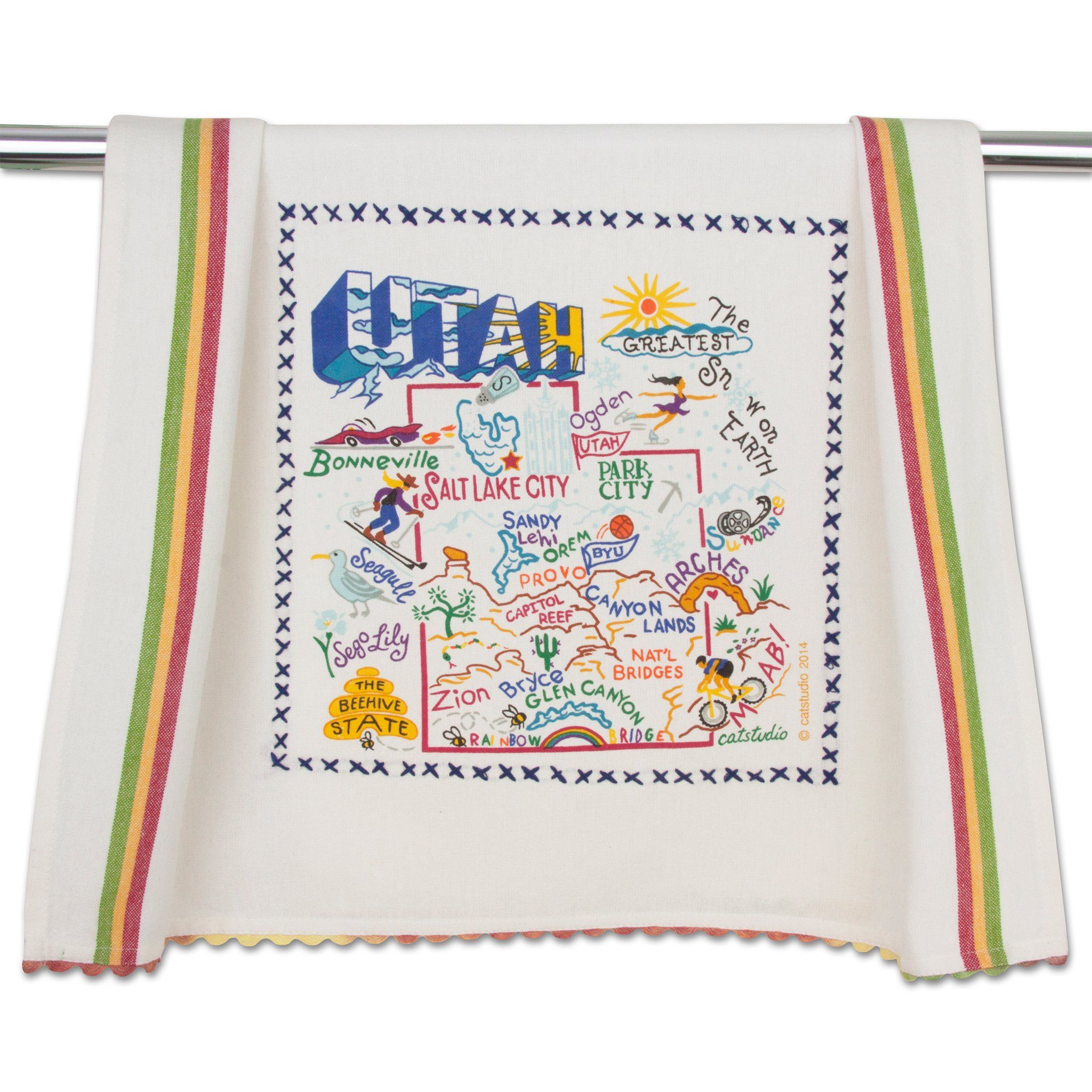 Utah Dish Towel | State Collection by catstudio – catstudio